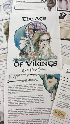 The Age of Vikings Unit Study by Wonder House Creative | TPT