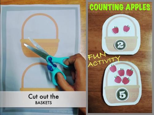 Apple Counting in Basket by AsToldByMom | TPT