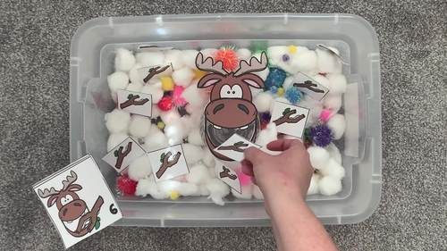 Winter Counting Sensory Bin Activities for Pre-k, Kindergarten, and ...