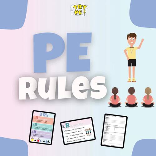PE Rules Posters & Behaviour Reflection| Physical Education Class ...
