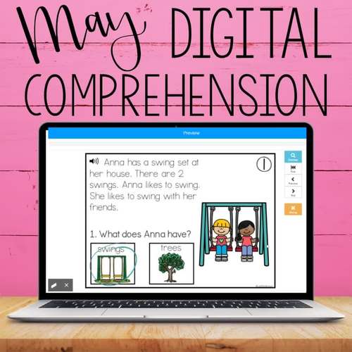 May Digital Comprehension Sets 1 & 2 by Reaching Exceptional Learners