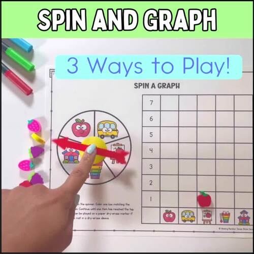 Bar Graphs and Data Math Center - Spin a Graph, Graphing Practice ...