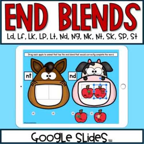 Ending Blends | Ending Sounds | Phonics Google Slides™ by The Chocolate ...