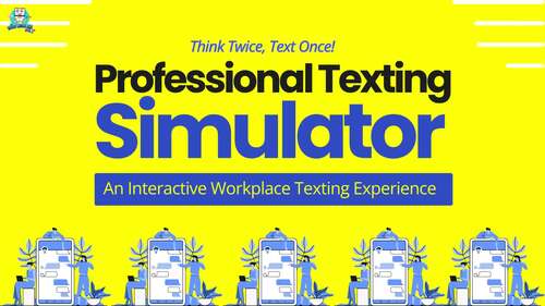 The Super Cool Pro Text Simulator-Learn to Text Like a "Pro" | TPT