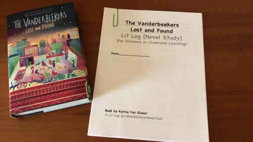 The Vanderbeekers Lost and Found Lit Log (Novel Study) (For Distance or ...