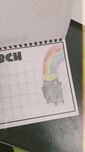 2025 STUDENT MADE CALENDAR | HOLIDAY PARENT-CHRISTMAS GIFT | SIMPLE + EASY