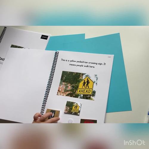 Community Safety Signs and Maps Adaptive Book for Special Education