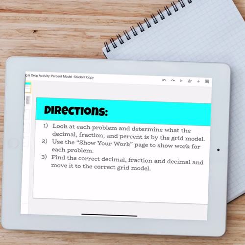 Percent Resource Growing Bundle 6th Grade by Treasures Within One's Heart