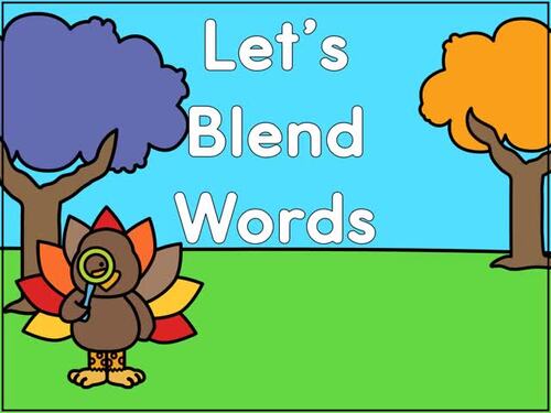 CVC Blending Board | Thanksgiving | Digital & Student Activity | TPT
