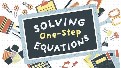 One-Step Equations Mini Poster Pack: Balancing, Transposing & Inverse ...