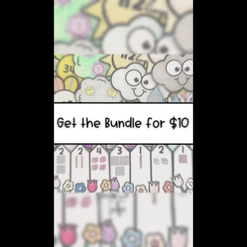 Garden Fence Math Craft | Spring Place Value (Base Ten Blocks) | TPT