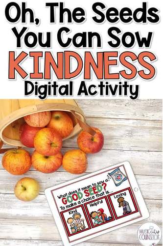 Interactive Digital Lesson for "Oh, the Seeds You Can Sow" | TPT