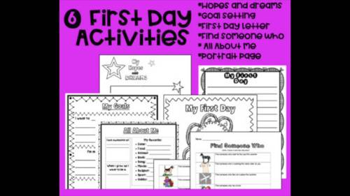 Back to School Bundle - Open House, First Day, Teacher Resources, 1st ...