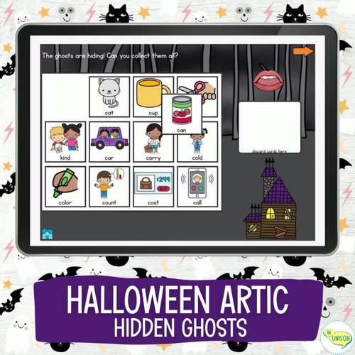 Halloween Articulation Boom Cards™ Find the Hidden Ghosts Bundle