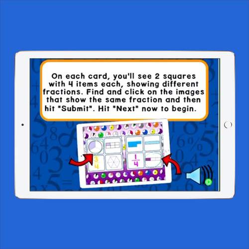 Spot the Match Boom Cards | Fractions by LOL - Life of Learning | TPT