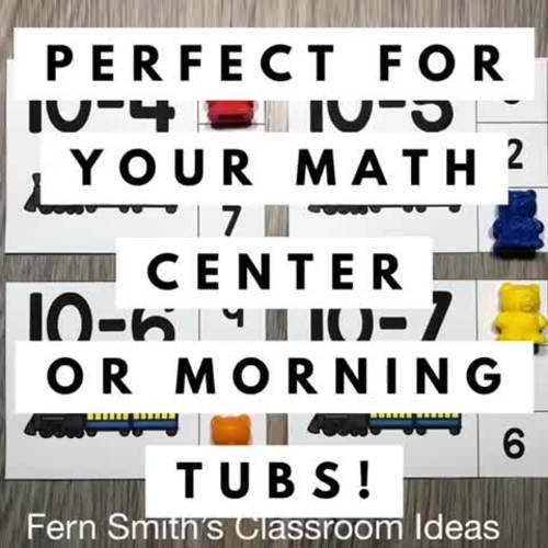 Subtraction Clip Cards Dollar Deal by Fern Smith's Classroom Ideas