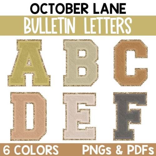 Varsity Bulletin Board Letters / Varsity Clipart / Lettering Pack ...