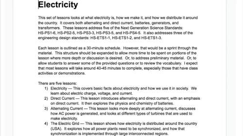 Energy and Society 4: Electricity by Steffen Science Lab | TPT