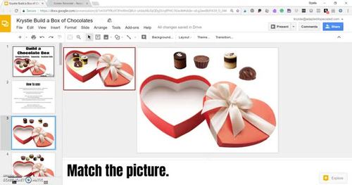 Build a Box of Chocolates Valentine's Following Directions | TPT