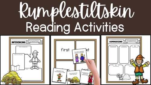 Rumplestiltskin Reading Comprehension Activities | TPT