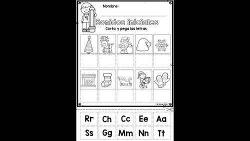 Hojas de trabajo lectura y matemáticas Navidad | No prep Activities in ...