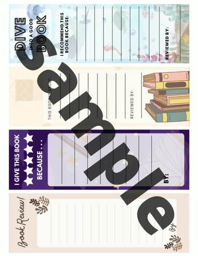 Interactive Bookmarks! by Kina Wong | TPT
