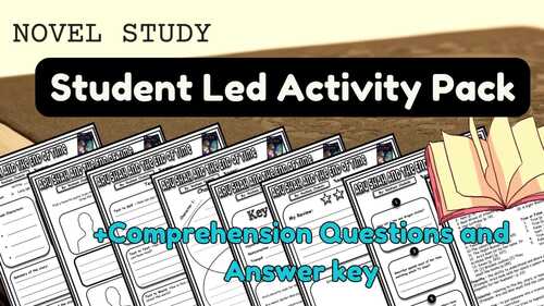 Wonder Novel Study Activity Packet and Reading Comprehension Questions