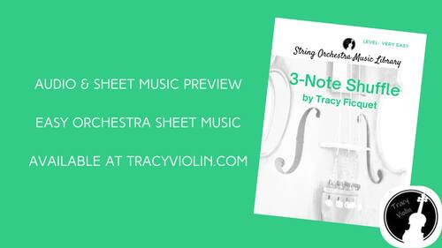 Easy Orchestra Sheet Music: 3-Note Shuffle | Original Composition