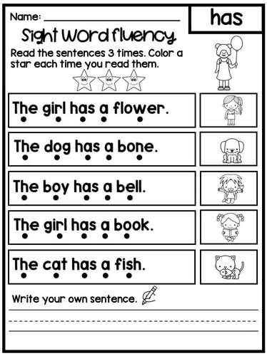 First Grade Dolch Sight Words. Flashcards and Worksheets | TPT