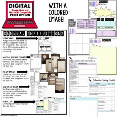 Sound Waves Activity Unit Review Research, Bookmark Brochure, Writing ...