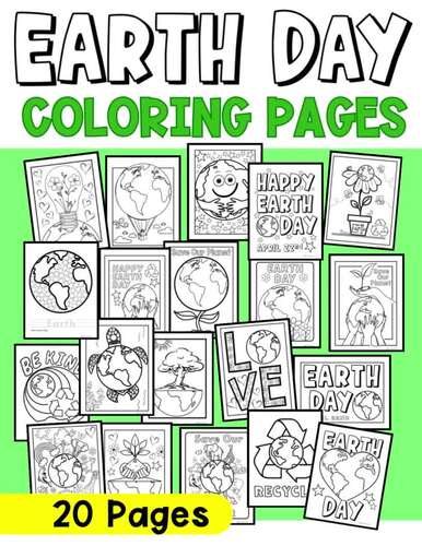 Earth Day Coloring Pages | Recycling | No-Prep Printable Worksheets