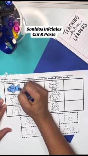 Sonidos Iniciales Printables by Dual Language Resources | TPT