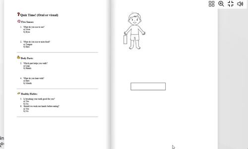 "My Body & Five Senses Science Pack | Worksheets, Exit Cards & Game ...