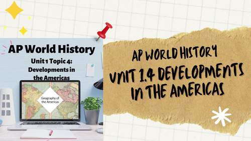 AP World History PowerPoint Unit 1 Topic 4 Developments in the Americas