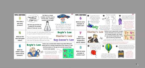 Gas Laws Cornell Doodle Notes Distance Learning by Sunrise Science