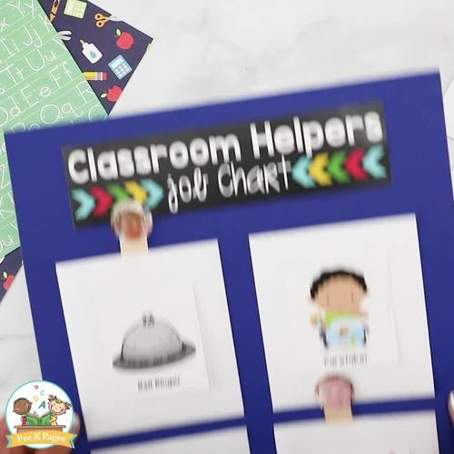 Classroom Helper Jobs Kit by PreKPages Preschool Resources | TPT