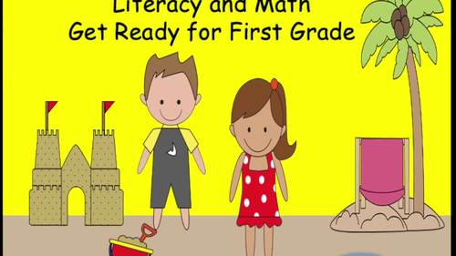 Kindergarten Summer Packet, Get Ready For First Grade, Literacy, Math ...