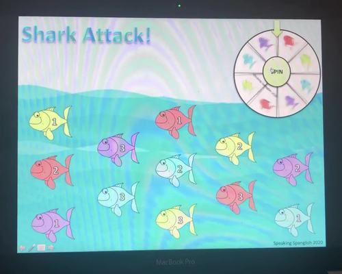 Shark Attack! Shark bite interactive, digital pop up game, NO PRINT, NO ...