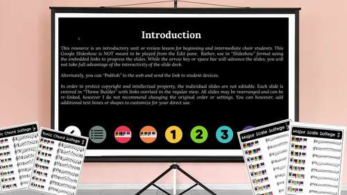 CHOIR Sightreading BUNDLE | Solfege Scales | Tonic Chords | Patterns ...