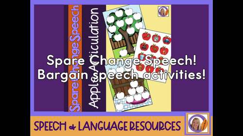 Spare Change Speech: Apple Articulation by Katrina Bevan | TPT