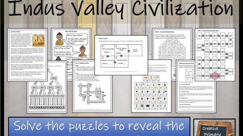 Indus Valley Civilization Escape Room Activity by Creative Primary Literacy