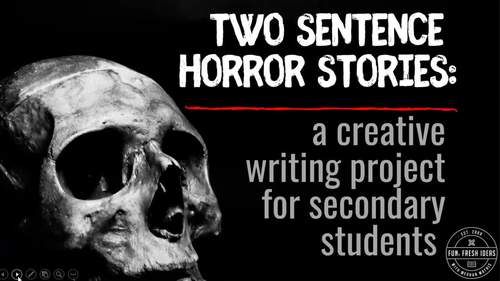 Halloween Project: Two-Sentence Horror Stories Writing Activity for ...