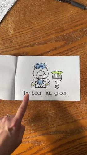 Painting Bears Level A Emergent Reader by The Emergent Reader Teacher