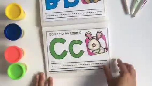 El Alfabeto Trazo y Construyo | Spanish Alphabet Playdough Mats by Sra ...