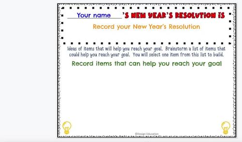 New Year's STEM Activity by Design Education | TPT