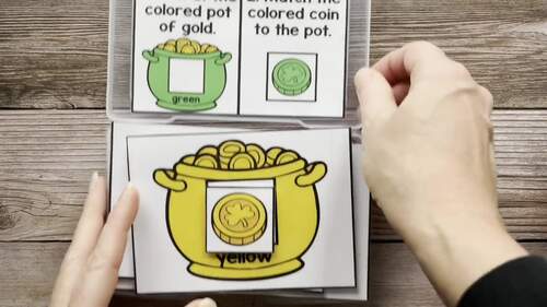 March Task Boxes St. Patrick's Day Activities Task Cards PreK Special ...