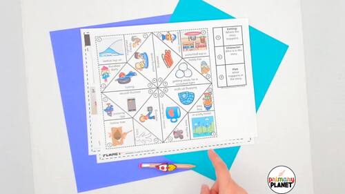 Winter Writing Activities - Cootie Catchers - Story Elements - Writing ...