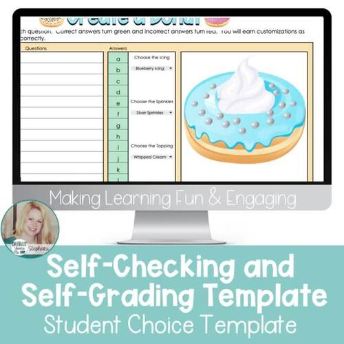 Commercial Create a Donut Editable Self-Checking Template Digital ...