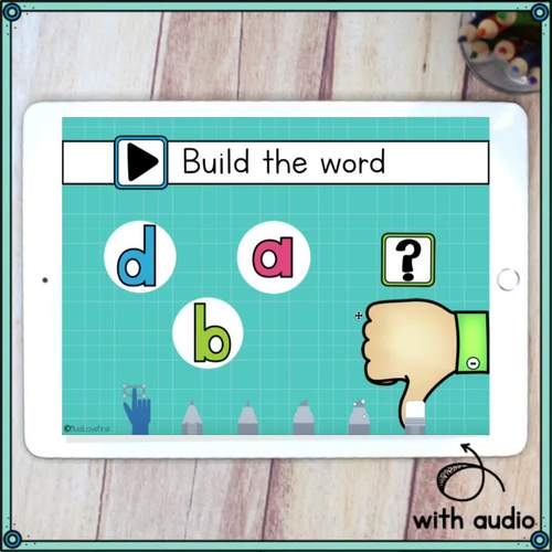 CVC Word Families for Seesaw™ and Google Slides™ | TPT