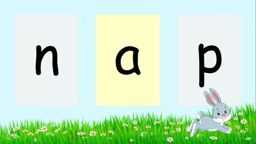 Easter/Spring Themed Orton Gillingham Blending Board-Powerpoint | TPT